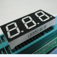China 5 Inch 3 Digit Outdoor 7 Segment LED Display for Thermostat and Humidity Controller - 127mm Height, 100,000 Hour Lifespan for sale