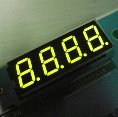 China 350mm Continuous Green Four Digit 7 Segment LED Display Board with 10,000+ Hour Lifespan and Low Power Consumption for sale