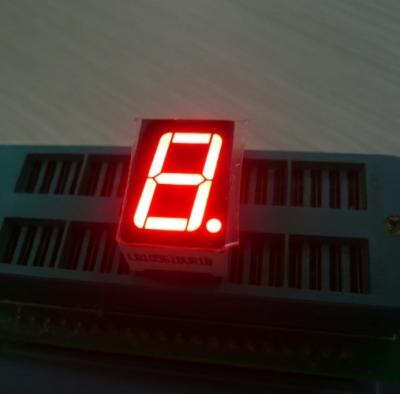 China 14.2mm Single Digit 7-Segment LED Display Common Anode 1.8-2.5V Ultra Bright Red Digital Indicator for sale