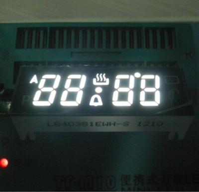 China Custom 7 Segment LED Display 9.92mm Pure White DIP SMD Common Cathode for Oven Timer Controls for sale