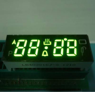 China Black Face 7-Segment 4-Digit LED Display 9.92mm Height 120°C Operating Temperature for Oven Controls for sale