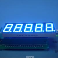 China Ultra Blue 5 Digit 7 Segment Display Eco Friendly Custom 100 mcd 0.56