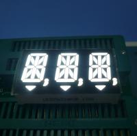 China White Triple Digit 14 Segment LED Display 14.2mm Height for Digital Indicators - Common Anode/Cathode for sale