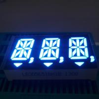 China White Triple Digit 14 Segment LED Display 14.2mm Height for Digital Indicators - Common Anode/Cathode for sale