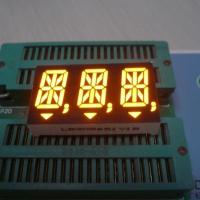 China White Triple Digit 14 Segment LED Display 14.2mm Height for Digital Indicators - Common Anode/Cathode for sale