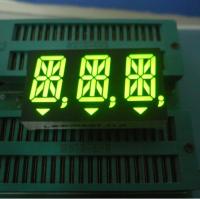 China White Triple Digit 14 Segment LED Display 14.2mm Height for Digital Indicators - Common Anode/Cathode for sale
