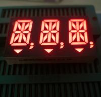 China White Triple Digit 14 Segment LED Display 14.2mm Height for Digital Indicators - Common Anode/Cathode for sale