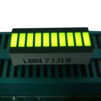 China Yellow 10 LED Light Bar 25.4mm Display with 10 Segment Indicators and 100,000 Hour Lifespan for sale