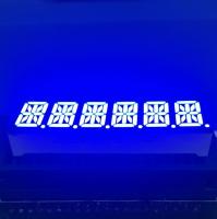 China Super Bright Red 6-Digit 14-Segment LED Display 10mm Height 100mcd For Taximeter Applications for sale
