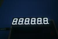 China Ultra Bright White 7 Segment LED Display 100mcd - 120mcd Luminous Intensity for sale