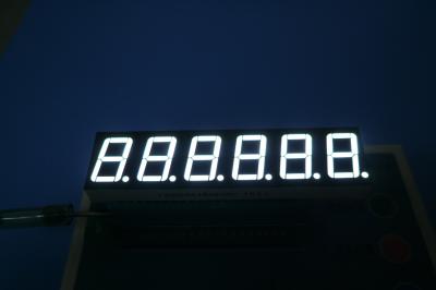 China Ultra Bright White 7 Segment LED Display 100mcd - 120mcd Luminous Intensity for sale