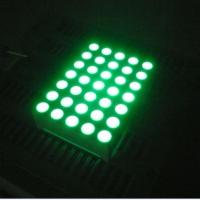 China Pure Green 5x7 Dot Matrix 3mm LED Moving Message Signs with 17.8mm to 106.5mm Character Height for sale