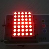 China Ultra Blue 5x7 Dot Matrix LED Display 38.1x53.34mm for Elevator Floor Indicators 120-140mcd for sale