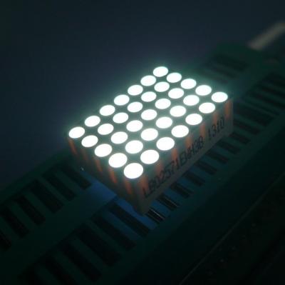 China 0.7 Inch 5x7 Dot Matrix LED Display - 120-140mcd High Luminous Flexible Screen for Message Boards for sale