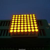 China 8x8 Indoor Dot Matrix LED Display 20.2mm Character Height with 2.8-3.5V Forward Voltage for sale