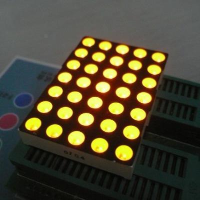 China 5mm 5x7 Dot Matrix Led Display Ultra Bright Yellow Widely for Moving Signs for sale