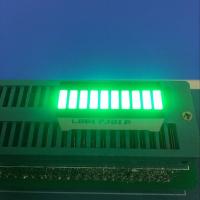 China Ultra Bright Blue 10-Segment LED Light Bar 25.4x10.1mm 80-100mcd Instrument Panel Indicator for sale