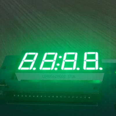 China Pure Green 4-Digit 7-Segment LED Display 14.2mm 0.56 Inch for Industrial Timer Applications for sale