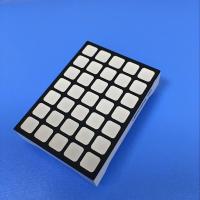 China 5mm 5x7 Dot Matrix LED Display 34.1×45.5mm Row Cathode Column Anode for Lift Floor Indicators for sale