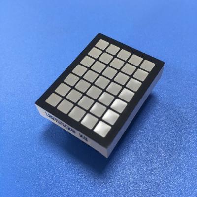 China Ultra Red 3.5mm 5x7 Dot Matrix LED Display Column Anode 24x32mm for Elevator COP Panels for sale