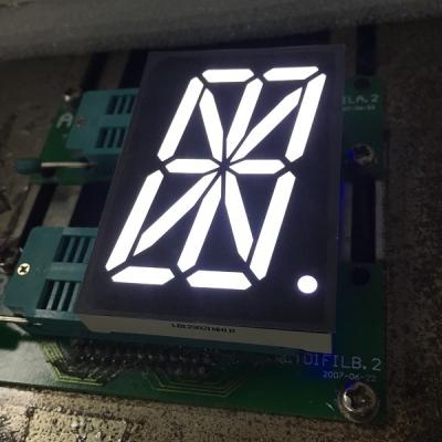 China 16 Segment LED Display 2.3 Inch Single Digit Ultra Bright Blue LED with Long Life and Great Viewing Angle for Digital Indication Panels for sale
