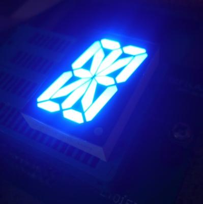 China 1.2 Inch 16 Segment Blue LED Display - 30.5mm Digit Height, 80-100mcd Intensity for Lift Position Indicators for sale
