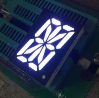 China 1.2 Inch 16 Segment Alphanumeric LED Display - 30.5mm Height, 80-100mcd Brightness for Digital Indicators for sale