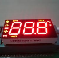 China 0.5 Inch Triple-Digit LED Display 12.7mm Height Ultra Red/Yellow for Refrigerator Control 38.5x19x8mm for sale