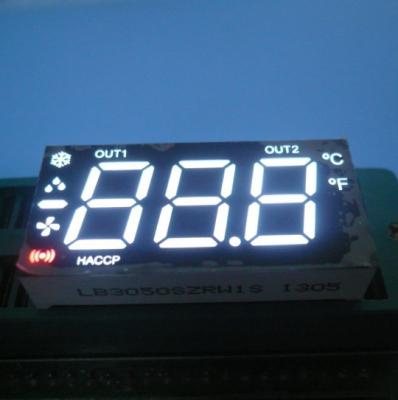 China Triple Digit 7 Segment Custom LED Display Multiplexed Fit Heating / Cooling Control for sale