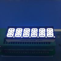 China 10mm Six-Digit 14-Segment LED Display Common Anode 80-100mcd for Instrument Panel for sale