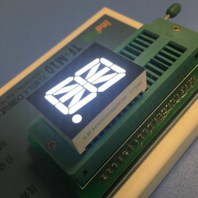 China 0.8 Inch 16-Segment Alphanumeric LED Display 20.32mm Height Common Anode for Process Control for sale