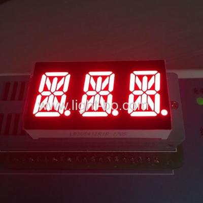 China 0.54 Inch Triple Digit 14 Segment LED Display 13.8mm Height Common Anode for Temperature Control for sale