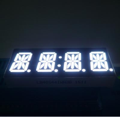China High Brightness 14-Segment Alphanumeric LED Display White 4 Digit 0.54 Inch 13.8mm Common Anode for sale
