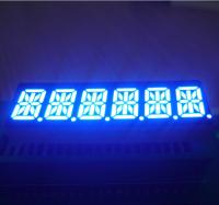China 0.39 Inch 6-Digit 14-Segment LED Display Common Cathode Ultra Blue 10mm Height for Process Control for sale