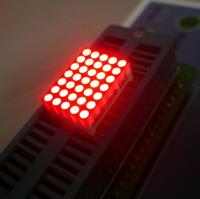 China 0.7 Inch 5x7 LED Dot Matrix Display with 80-100 mcd Brightness and 3.0-3.6V Forward Voltage for sale