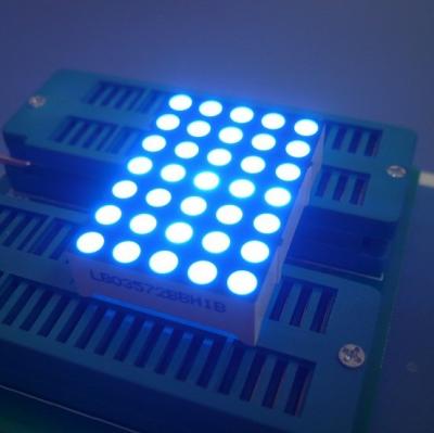 China 1.26 Inch 3mm 5x7 Dot Matrix LED Display - Ultra Blue 462-465nm, 80-100mcd, 10-15mA for Digital Time Zone for sale