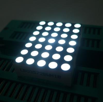 China High Brightness 5x7 Dot Matrix LED Display - 3mm LEDs, 80-100mcd Intensity for Elevator Indicators for sale