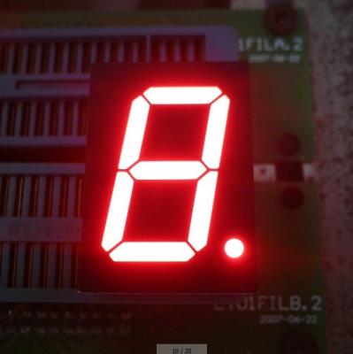 China 0.8 Inch Common Anode 7 Segment Display Super Bright Red 625 mm Wavelengt for sale