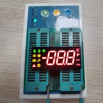 China Customized Three Digit Seven Segment Led Display For Temperature Control Panel for sale