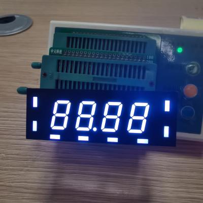 China Customization White Four Digit 7 Segment Led Display for Microwave for sale