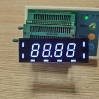 China Custom Black Film 4 Digit 7 Segment LED Display For Homp Appliance for sale