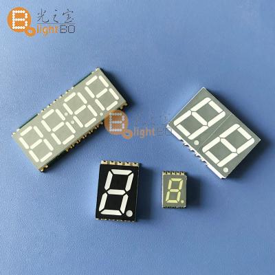 China Ultra Bright White SMD 7 Segment LED Display 0.39 Inch Digit Height with Epistar Chip for Home Appliances for sale