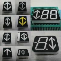 China LIGHTBO LBA08 Arrow LED Display - 45mm Full Color Waterproof Elevator Indicator with Long Range Viewing for sale