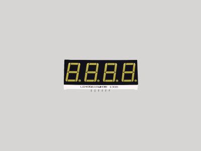 China Ultra White 4-Digit 7-Segment LED Display 50x19mm Common Cathode for Digital Timer Indicators for sale