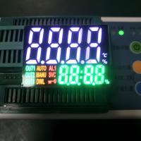 China Multicolour Double Row Four Digit 7 Segment Led Display For Control Instruments for sale
