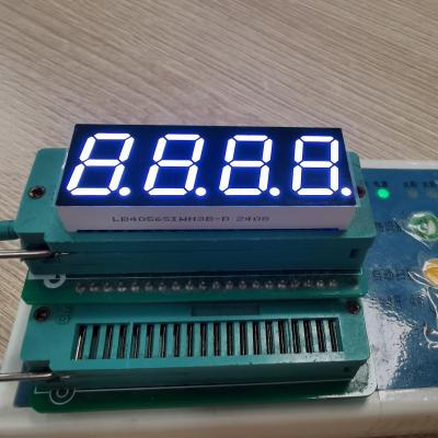 China Bright White 0.56inch 4 Digit 7 Segment LED Display  For Control Instruments for sale