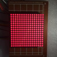 China Face Color Yellow Segments Black Face Dot Matrix LED Display Module with Input Voltage of AC100-240V for sale