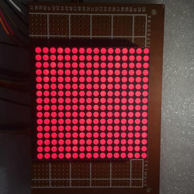 China Face Color Yellow Segments Black Face Dot Matrix LED Display Module with Input Voltage of AC100-240V for sale