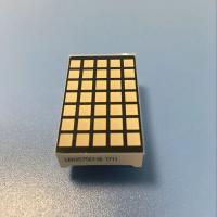China 5x7 Dot Matrix LED Display With Reverse Voltage Of 5V And Connection Row Anode Column Cathode for sale