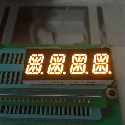 China Three Digit Alphanumeric LED Display 0.56 Inch Height 20mA Current Through Hole Mounting for Industrial Applications for sale